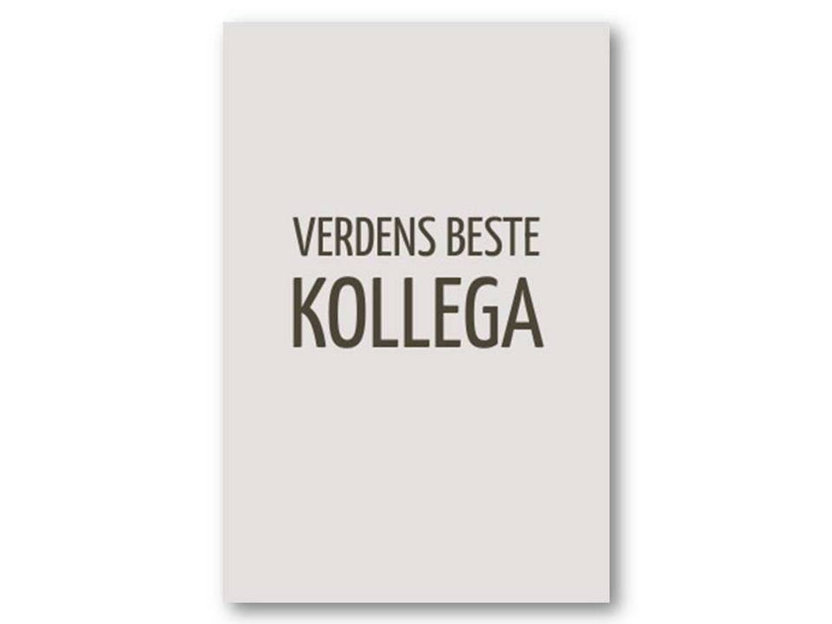 Verdens beste kollega | 10x15 cm - Upstairs